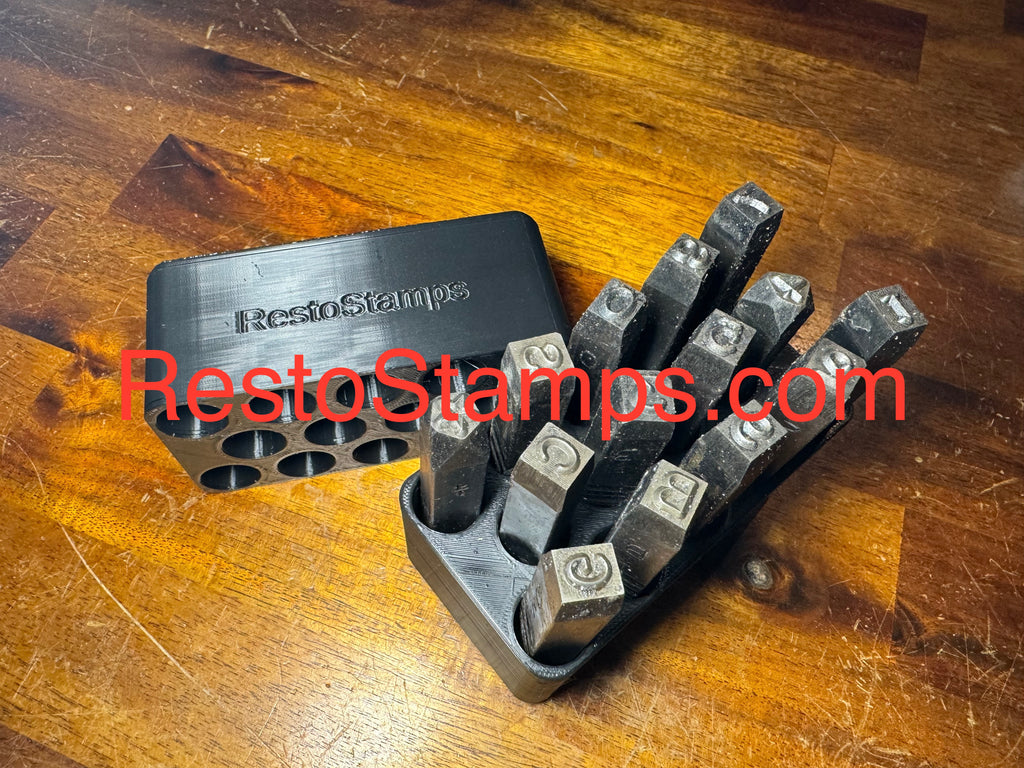 Stage 1 Number kit 0-9, 4 Letter stamps, Star Stamp for Ford F100 F250 ...