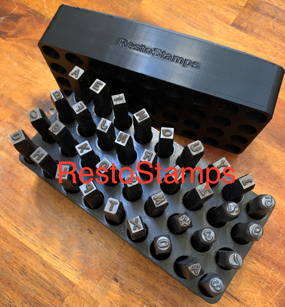 Stage 2 Fairlane Number kit 0-9, Letter Kit A-Z, And the Star Stamp ...