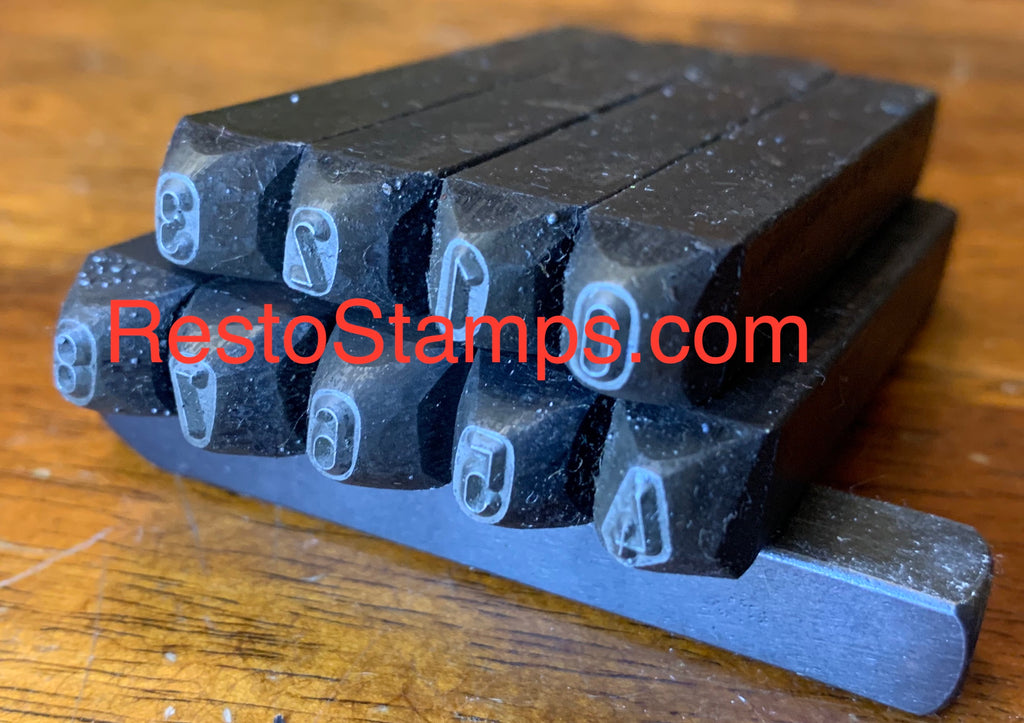 Porsche 928 engine number set stamp – Restostamps.com